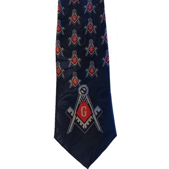 Steven Harris | Accessories | Masonic Symbol Necktie Blue | Poshmark